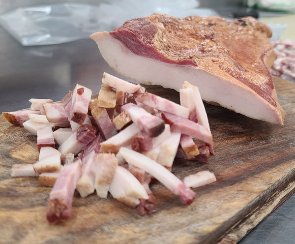 Guanciale, Diced (~ 8 oz.) – The Meat House Market